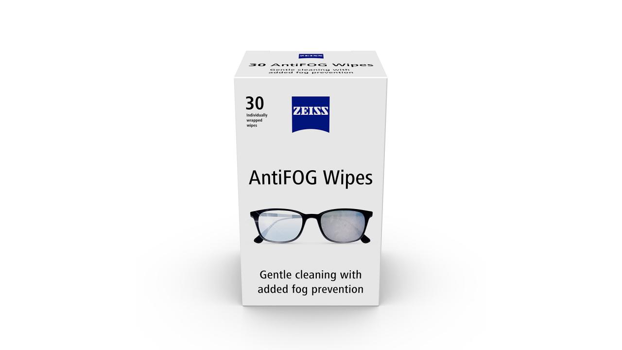 ZEISS produkter til rensning af brilleglas